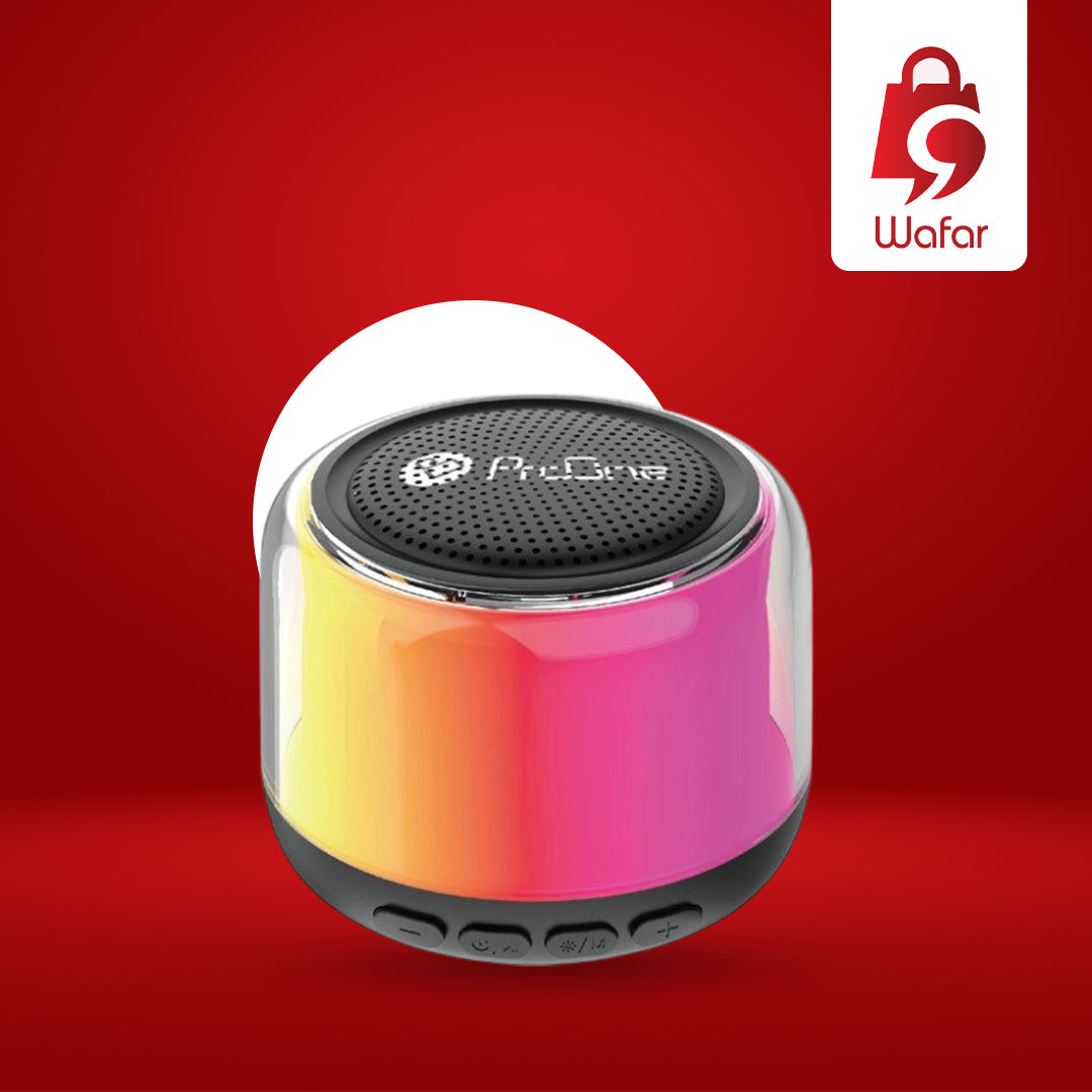 سماعة بلوتوث محمولة ProOne PSB4335 – صوت قوي وتصميم أنيق – waffar وفر